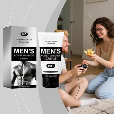 Men's Care Cream - Gentle Formula with Plant Extracts to Rev