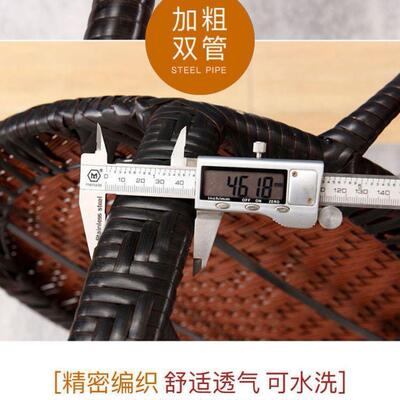 台桌椅庭院藤椅三件客厅简约单人靠椅背腾阳椅休闲户R20237外藤套