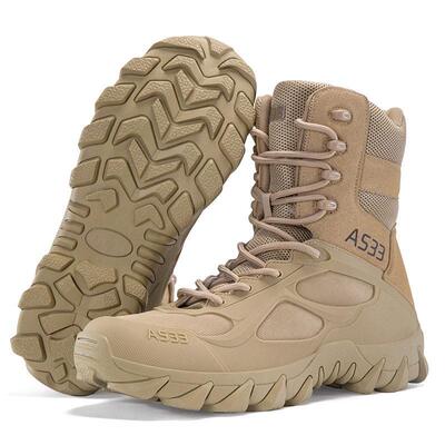 Men's high top camouflage hiking boots outdoor climbing