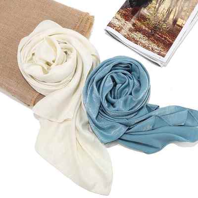 Muslim headscarf Women fashion imitation silk scarf kerchief