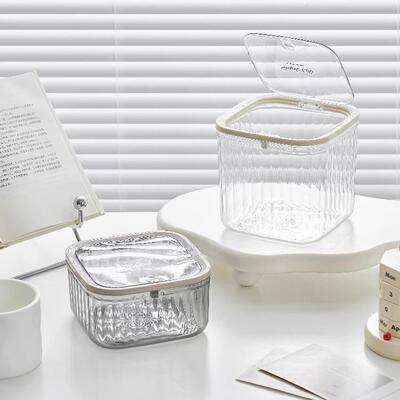 2024 New Model: Mini Desktop Trash Bin - Aesthetic and Trans