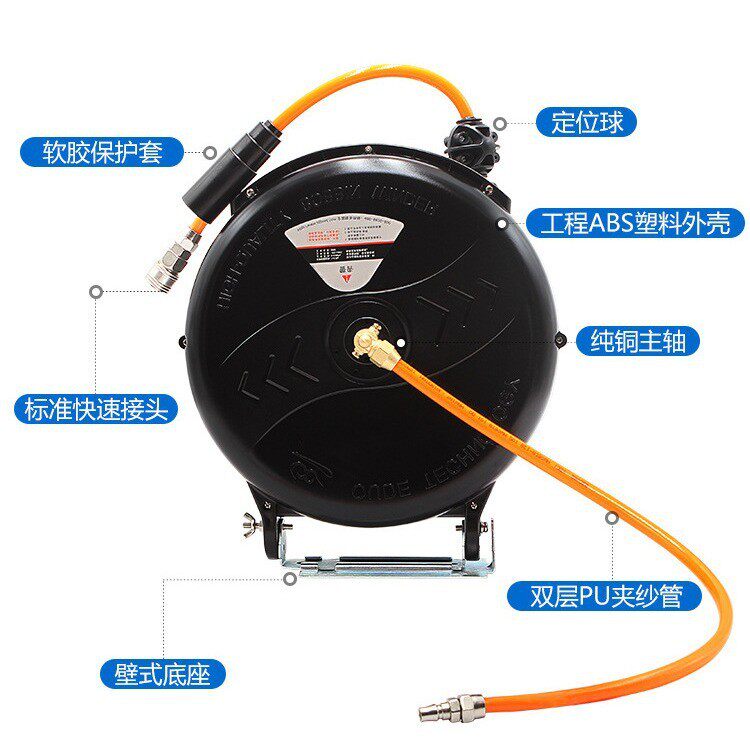 气管自缩动伸卷ZCQ管器气鼓收缩式电鼓卷线高水鼓悬压挂式修汽收