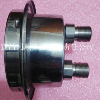 轴向带前边嵌入式安装差压表量程0-100KPa、Psi双刻度