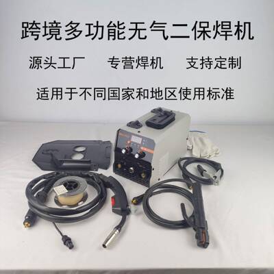 定制无气二保焊MIG250家用小型多功能气保焊跨境220V美规二保焊机