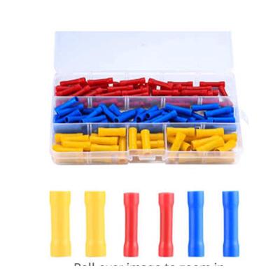 120PCS盒装 尼龙端子中接管BHT/BNFY/BV1.25热缩中接系列组合端子