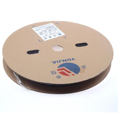 永佳热缩套管18mm50米黑红绿蓝白透明双色低压环永力热缩管