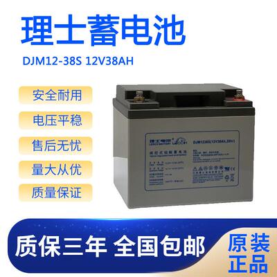 理士蓄电池DJM1238SUPS电源12V38AH应急EPS照明电厂LEOCH免维护