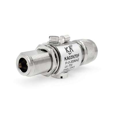 KA03N70F天馈避雷器N-JK头射频同轴连接器1000W馈线防雷器0-300M