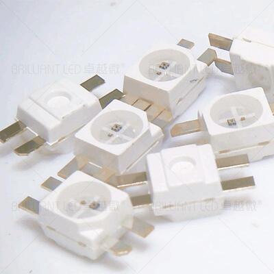 厂家供应6028rgb灯珠幻彩RGB内置IC高亮led 6028rgb七彩灯带专用