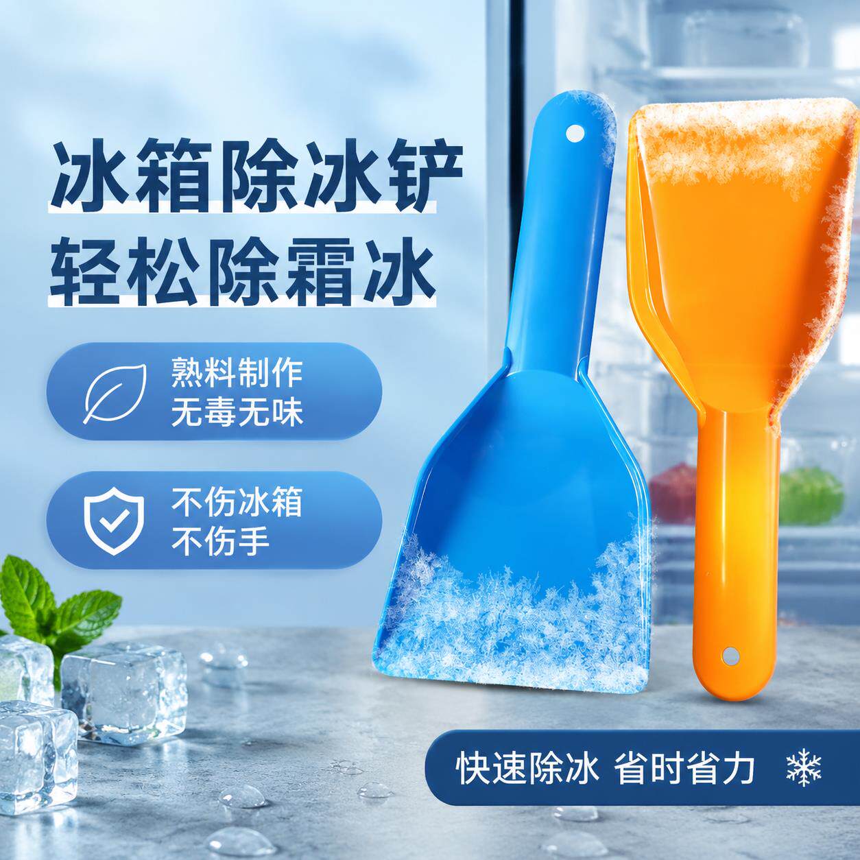 冰箱专用除冰铲冷冻冰柜除霜铲清洁铲家用厨房去污工具加厚除冰铲