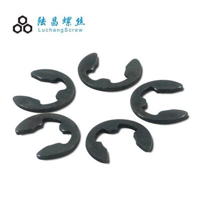 开口挡圈 开口E卡M3M4M5M6 E形挡圈卡 轴用卡簧 开口卡