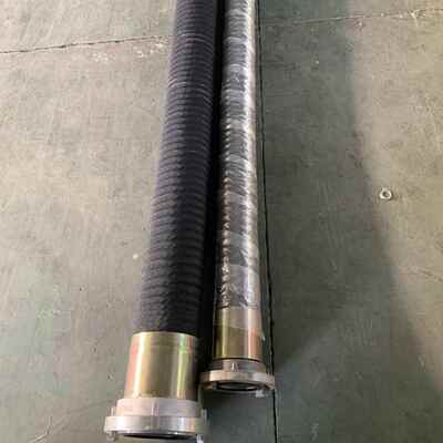 内扣消式防吸管水耐压钢丝骨橡胶管dn架4604寸6寸螺纹快接消防车