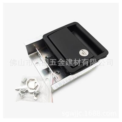 锌合金插销式平面机罩锁 面板锁 锁舌式平面手柄 A-1151R-1-1