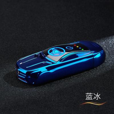 高档新款车充电打火U机网红跑汽车双电弧SB防风点烟礼品定制送器