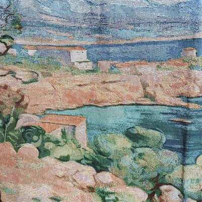 tapestry throw北欧风情油画风挂毯背景布披毯沙发巾装饰盖布