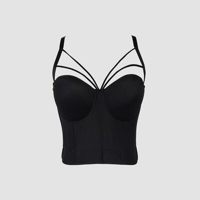 Valentine'S Day Women'S Solid Backless Short Crop Cami Top