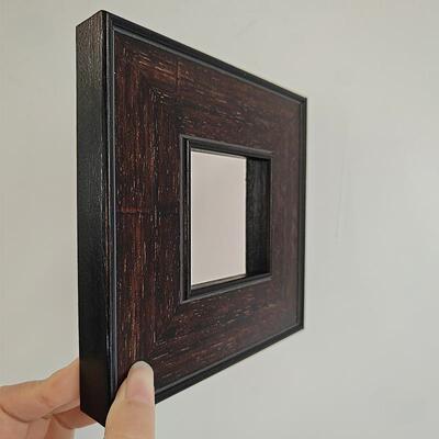 法式中古画SJ100183木框材边料实相框宽寸创意中古油画外部大尺尺