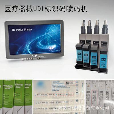 UDI标识码喷码机纸塑袋批号喷码机小型分体式打印机终身保修