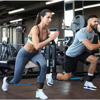 TPE Resistance Bands Ankle Straps Fitness Booty Band Squat G