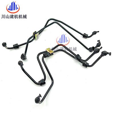 适用E120B 110 311 312B/C高压油管 S4K发动机柴油泵油管挖机配件