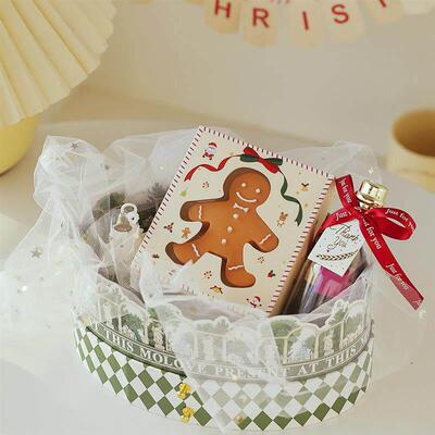 Gingerbread Man Christmas Scented Candle Gift Candle Scented