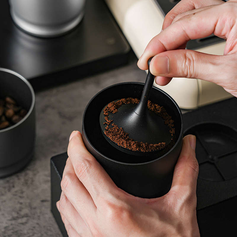 磨豆机接粉器 HG-1接粉器 咖啡机手柄配套器具ek43接粉杯布粉