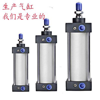 SC标准大推力气缸亚德客型小型气动SC40X50X63X80X100X125X160-S