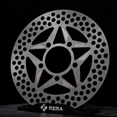 瑞祖玛220/245一体碟煞盘五孔改装极核AE4 AE8前煞车盘对四卡钳