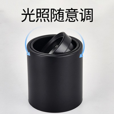 明装射eLd天花灯可调c806ob吸顶射筒灯客厅过道玄关店灯铺背景墙