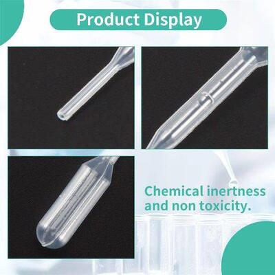 SCYA 100PCS Graduated Pipettes Dropper Polyethylene (0.2ml)