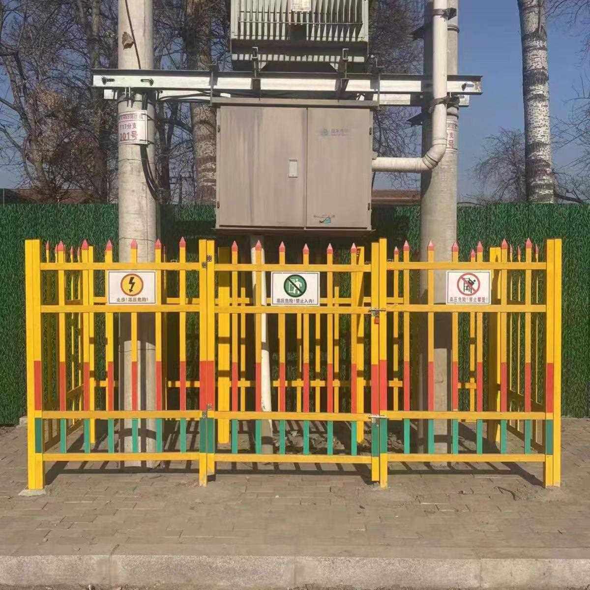 变压器围栏玻璃钢护栏配电箱围栏小区庭院厂区绿化电力栅栏护栏