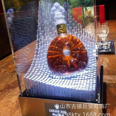 2黑桃梅花酒座 酒吧KTV充电发光黑桃梅花香槟酒座led presenter