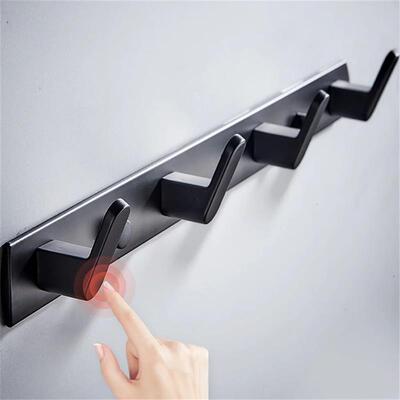 Bathroom Clothes Hanger Wall Hook Towel Hook Coat Rack Hall