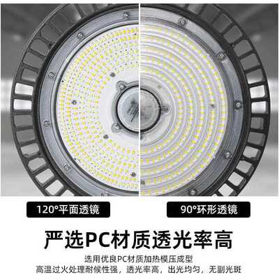 飞拨码调光FO碟工矿灯车U间厂房棚仓库高灯室RIE内网球体育馆工矿