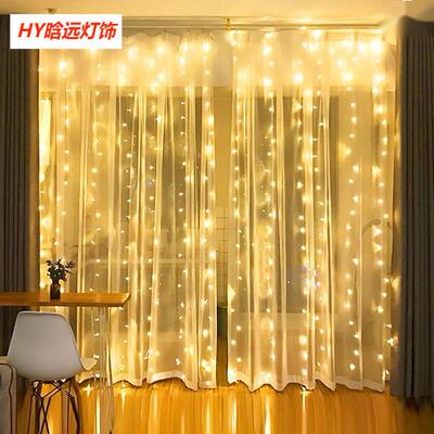 Valentines Day 3m Led Curtain Garland Fairy Lights Festoon