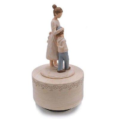 Music Box Gift For Mother Interesting Carved Musical Statue