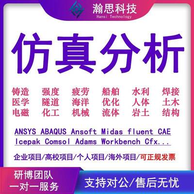 代做Hypermesh/SAP2000/Fluent/Mimics/Abaqus/flac3D/comsol/pfc
