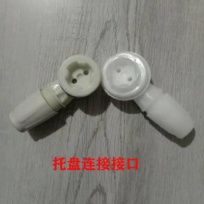 加厚旋转拖把盘配件转向连接轴墩布托盘接口不锈钢拖把盘底带螺母