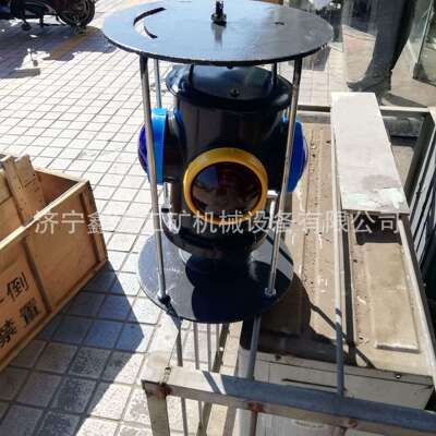 立式扳道器太阳能信号灯 道岔蓝黄脱轨器指示灯 太阳能铁路信号灯