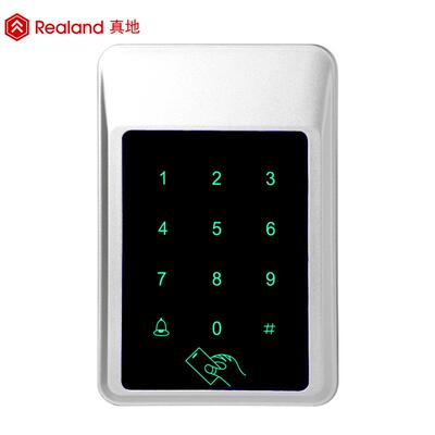 真地ic卡门禁系统小区户外金属防水门禁刷IC卡密码门禁X3C