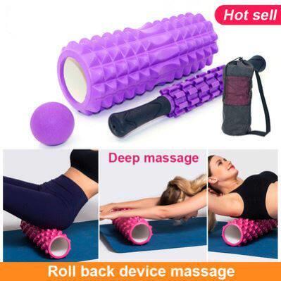Yoga column Foam shaft muscles relax roller mace massage 45