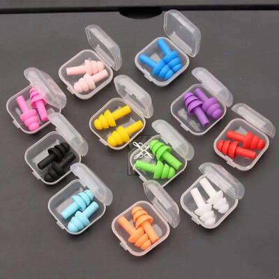 Optional Color Soundproof Dormitory Anti-noise Earplugs Sili