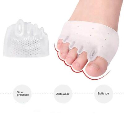 2pcs Silicone Toe Separator Hallux Valgus Corrector Bunion O