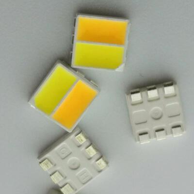 5050双色1w灯珠5050双色灯条灯珠5052灯珠1Wlled白光灯珠高亮灯珠