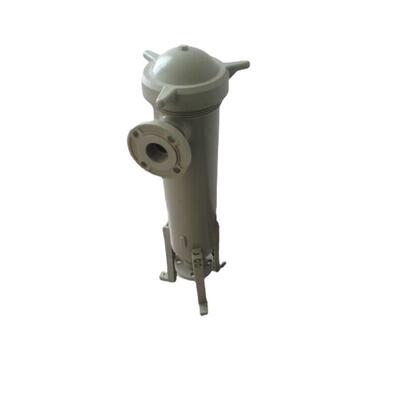 1P5SPP5号塑胶废水过滤器结构图，150*510MM过滤电镀水PP过滤器