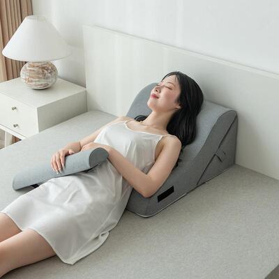 MSF2022-记头忆床棉床靠腰垫软包大靠背卧室看书护老人上靠枕三角