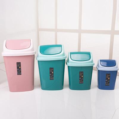 New Creative Fashion Lidded Living Room Trash Can, Nordic St