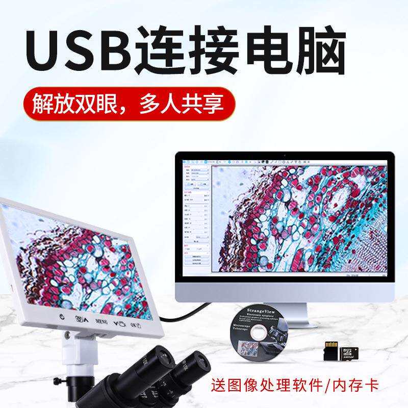 显微镜液晶屏23.2/螺旋C接口自带电子目镜4.3/7寸/9寸/10.1寸供应