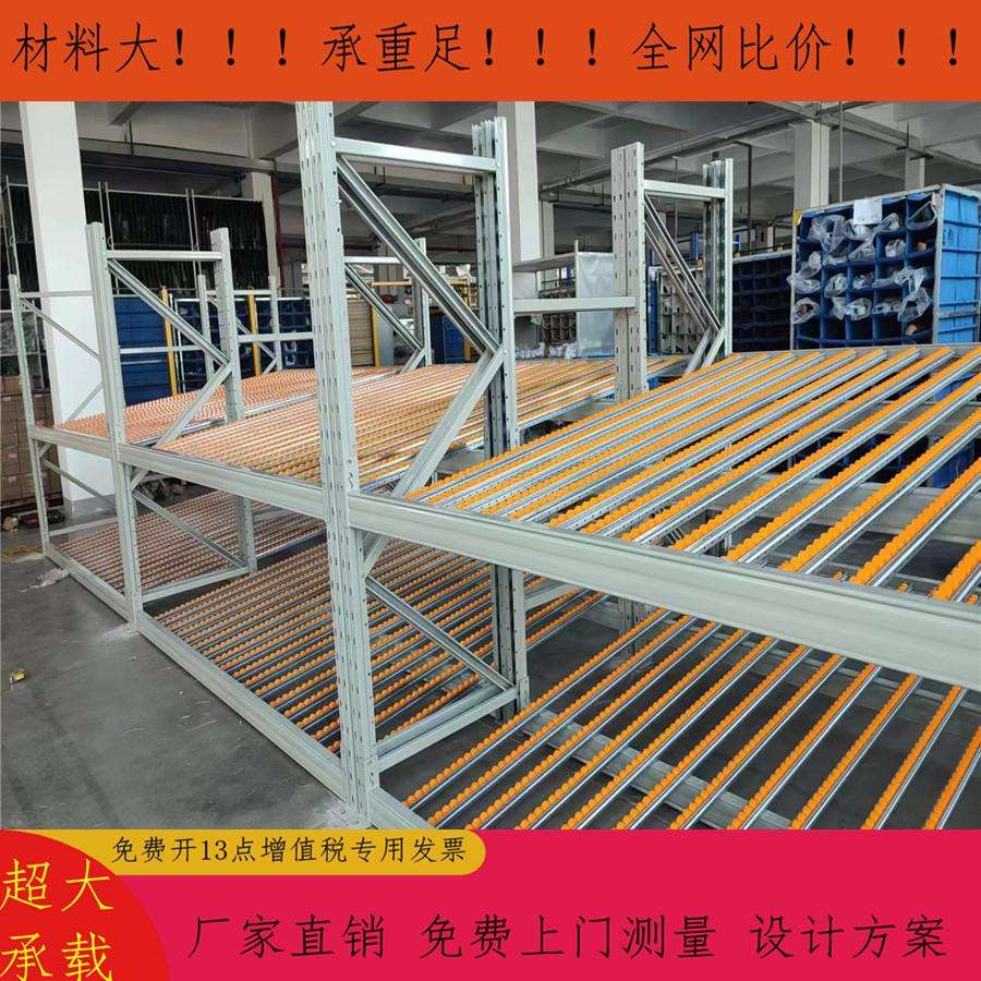 可移动流利货架869轮加脚流利式货架架流利式周转轻式型流利货架