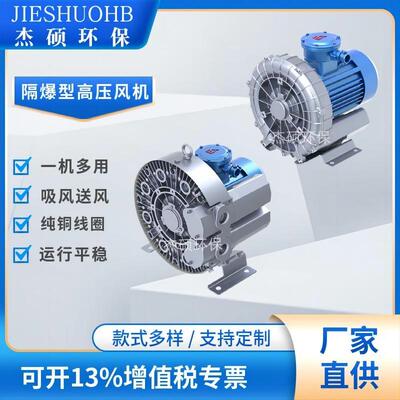 EXR-033工业粉尘防爆风机5.5KW气体防爆高压气泵